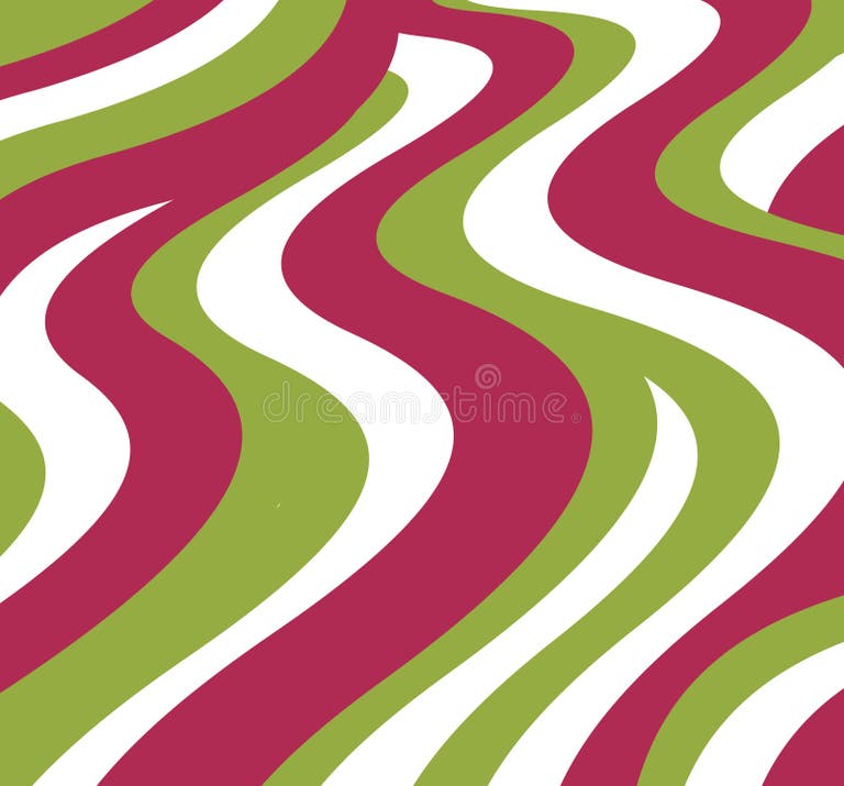 Retro Colorful Wavy Graphic Design Stock Illustration - Illustration of ...
