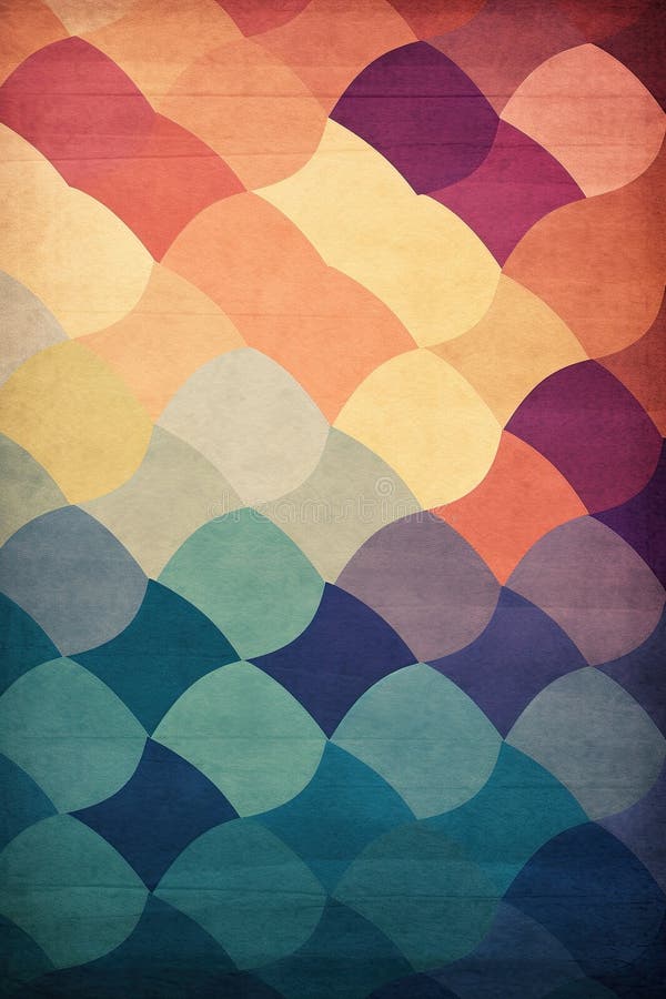 Retro Colors Abstract Vertical Checkerboard Pattern Grainy Texture ...