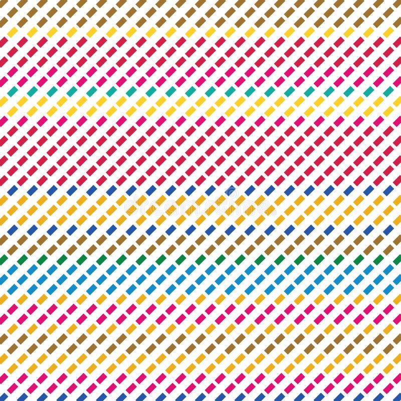 Retro Colors Plaid Style Dashed Lines Dots Vector Background Texture ...