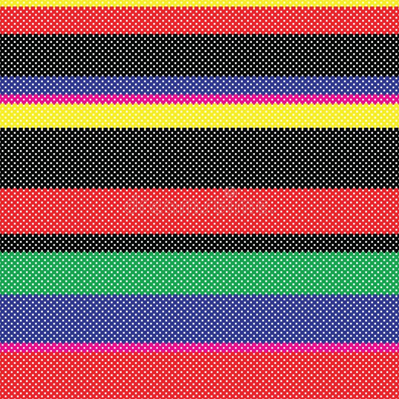 Retro Colors Stripe Style Grunge Dots Vector Background Texture Pattern ...