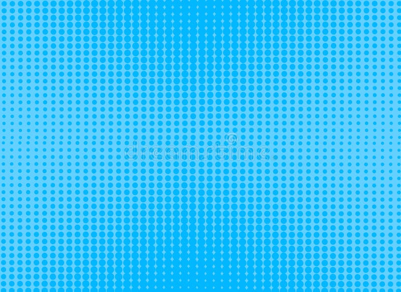 Retro Comic Blue Dot Background Raster Gradient Halftone, Stock Stock ...