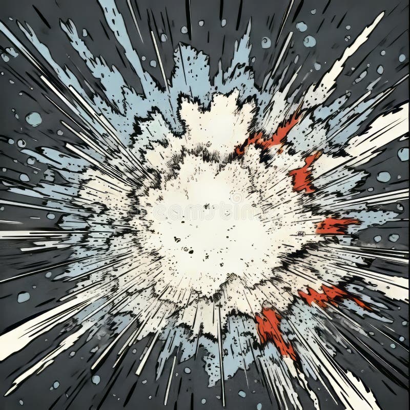 Retro Comic Book Style Supernova Explosion Illustration Stock ...