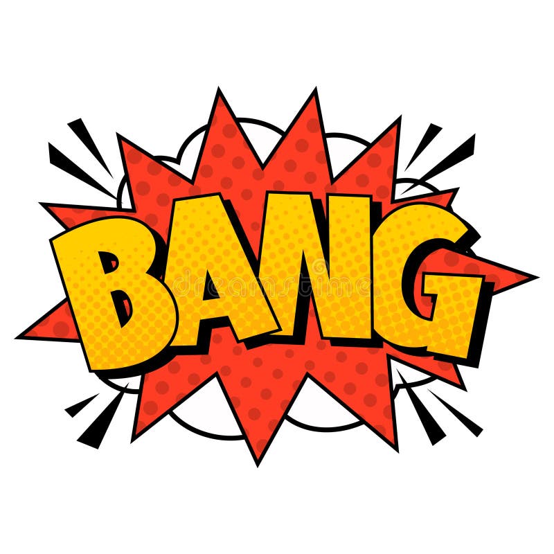 Retro Comic Effect Bang stock vector. Illustration of pattern - 333049458