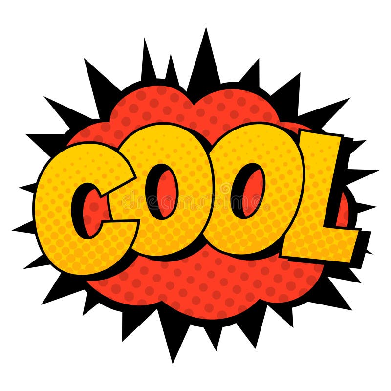 Retro Comic Effect Cool stock illustration. Illustration of banner ...