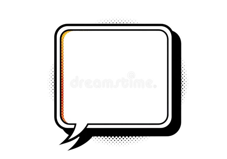 Comic Square Speech Bubble Pop Stock Illustrations – 653 Comic Square ...