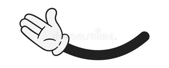 Retro Comic Welcome Handshake Gesture Stock Vector - Illustration of ...