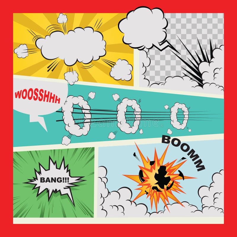 Retro Comics. Vector Illustration Decorative Design Stock Vector ...