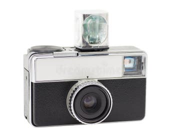 Retro Compact Camera stock photo. Image of focus, camera - 1805876
