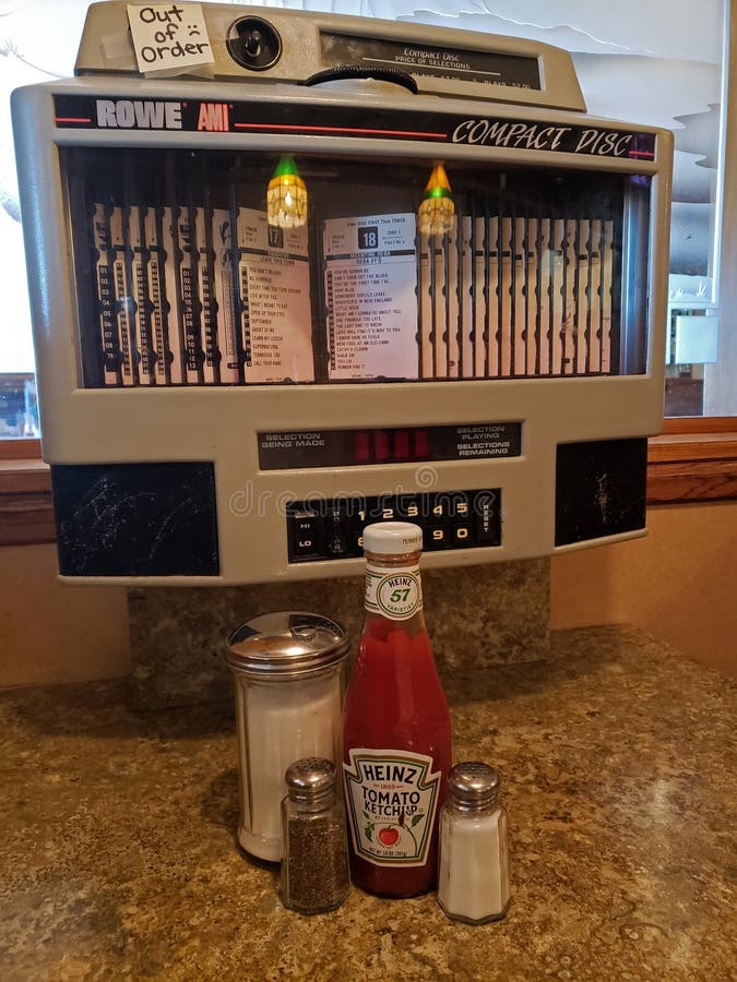 Retro Compact Style Jukebox. Editorial Image - Image of jukebox ...