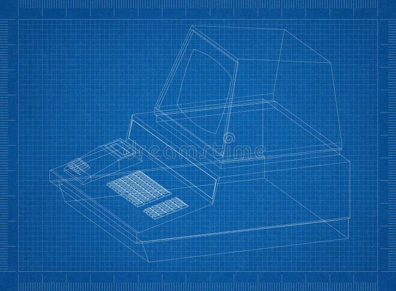 Retro computer stock image. Image of rebuilt, computer - 10541111