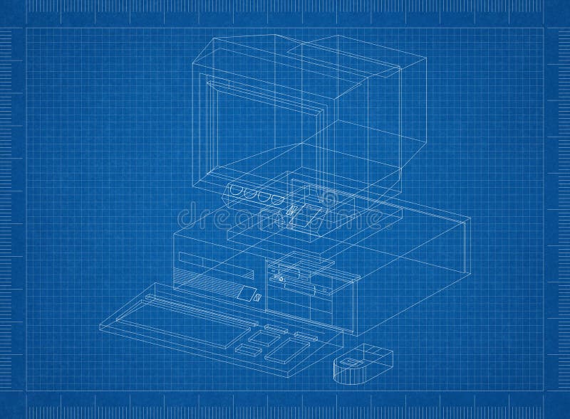 Computer Blueprint Stock Illustrations – 10,281 Computer Blueprint ...