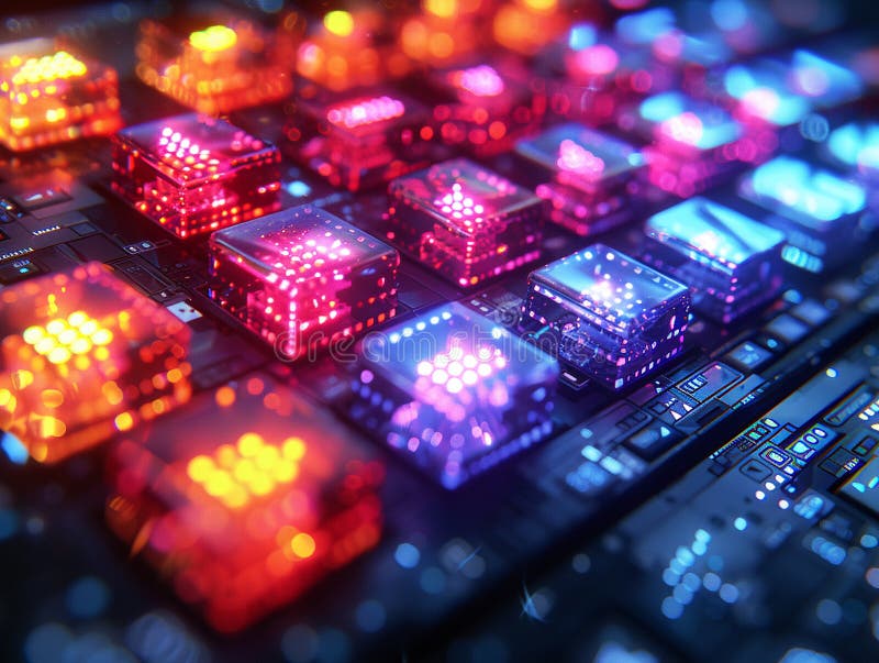 Retro Computer Cursor Icons in Pixelated Form the Pointers Blur into a ...