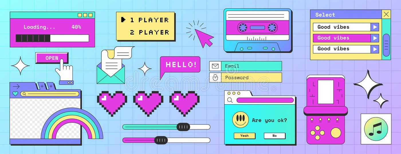 Retro Email Stock Illustrations – 7,575 Retro Email Stock Illustrations ...