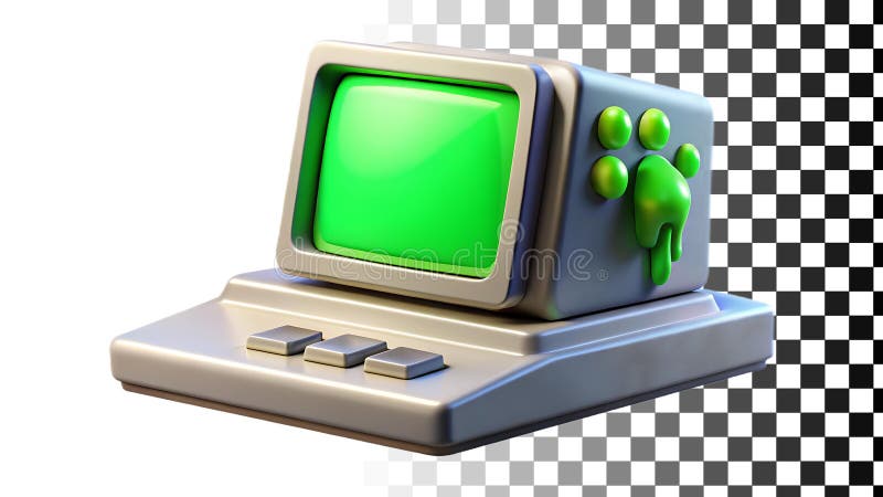 Retro Computer, Vintage Technology and Old Pc Png Transparent Image ...