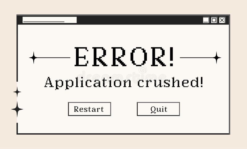 Error Message Computer Window Stock Illustrations – 1,895 Error Message Computer Window Stock ...