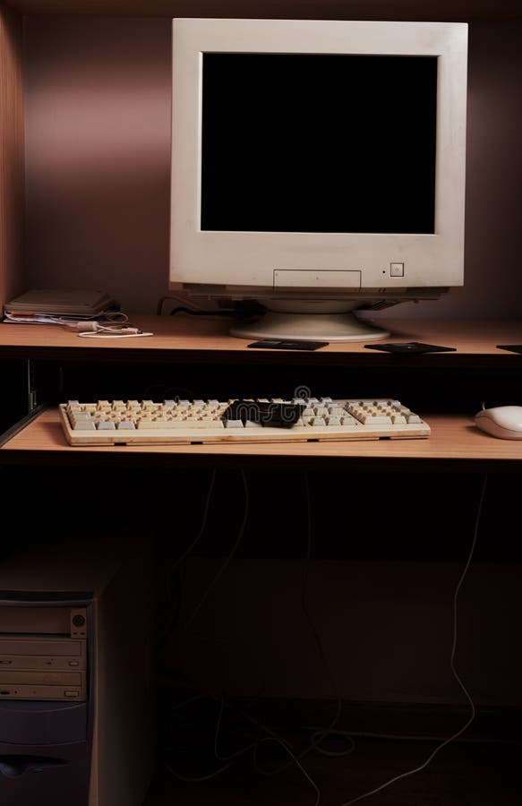 Retro computer stock image. Image of rebuilt, computer - 10541111
