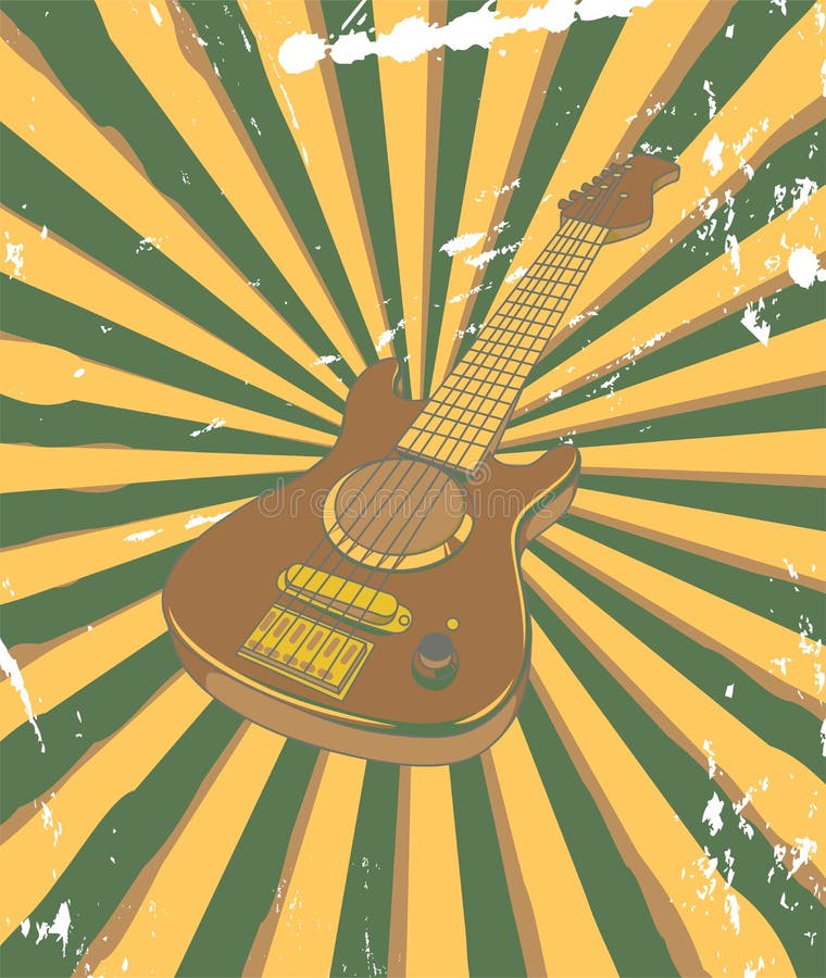 Retro concert poster stock illustration. Illustration of decor - 25170726