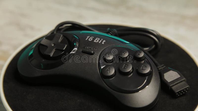 Retro Console Joystick Close-up, Camera Movement Stock Footage - Video ...