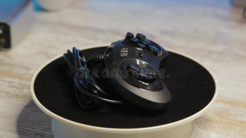 Retro Console Joystick Close-up, Camera Movement Stock Video - Video of ...