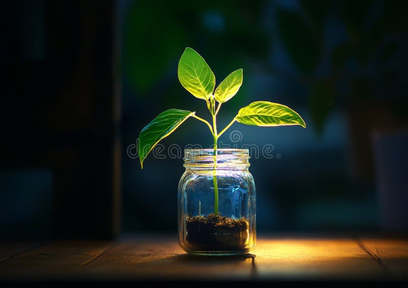 Retro Container Gardening Artificial Lighting Sustainable Development ...