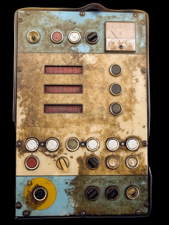 Retro control panel stock image. Image of obsolete, dial - 15016841