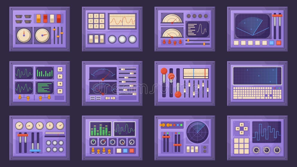 Retro Gaming Interface Elements Stock Illustrations – 188 Retro Gaming ...