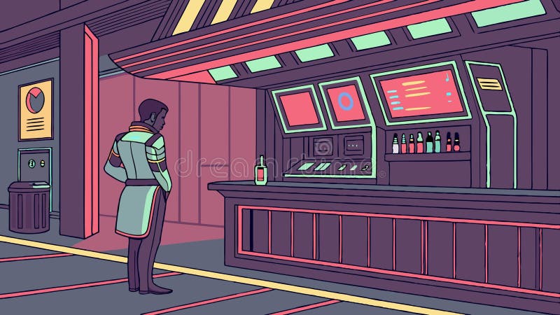 Retro Control Room Interior, Vintage Technology Design Vector Design ...