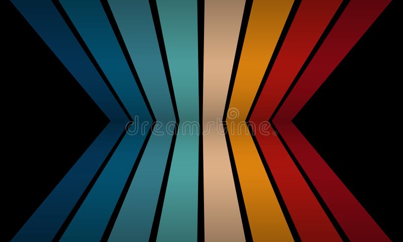 Vintage Striped Backgrounds, Posters, Banner Samples Stock Vector ...