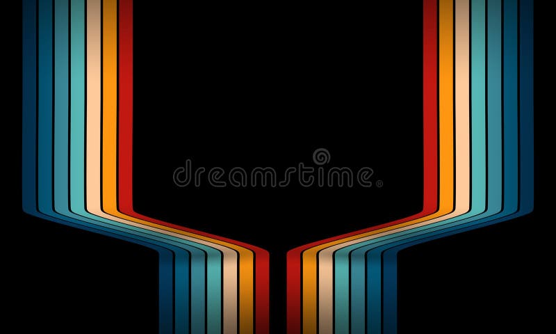 Vintage Striped Backgrounds, Posters, Banner Samples Stock Vector ...
