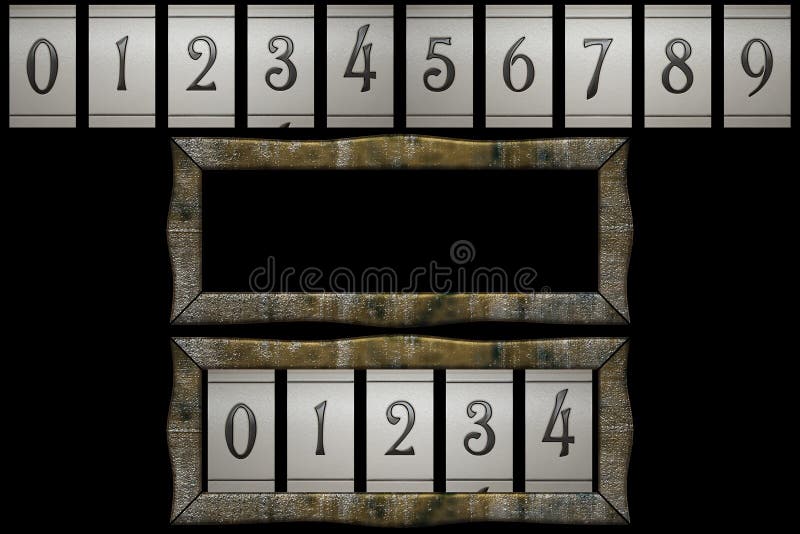 Retro Counter stock illustration. Illustration of counter - 13025239