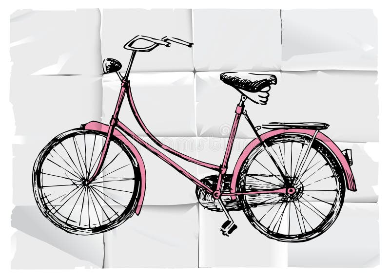 Retro cykel vektor illustrationer. Illustration av nypremiär - 26723507