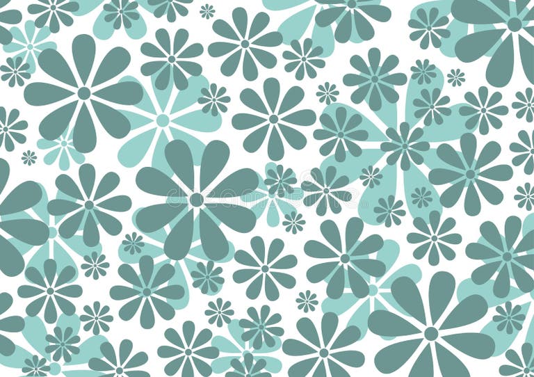 Daisy Flowers Retro Pattern Stock Illustrations – 29,288 Daisy Flowers ...