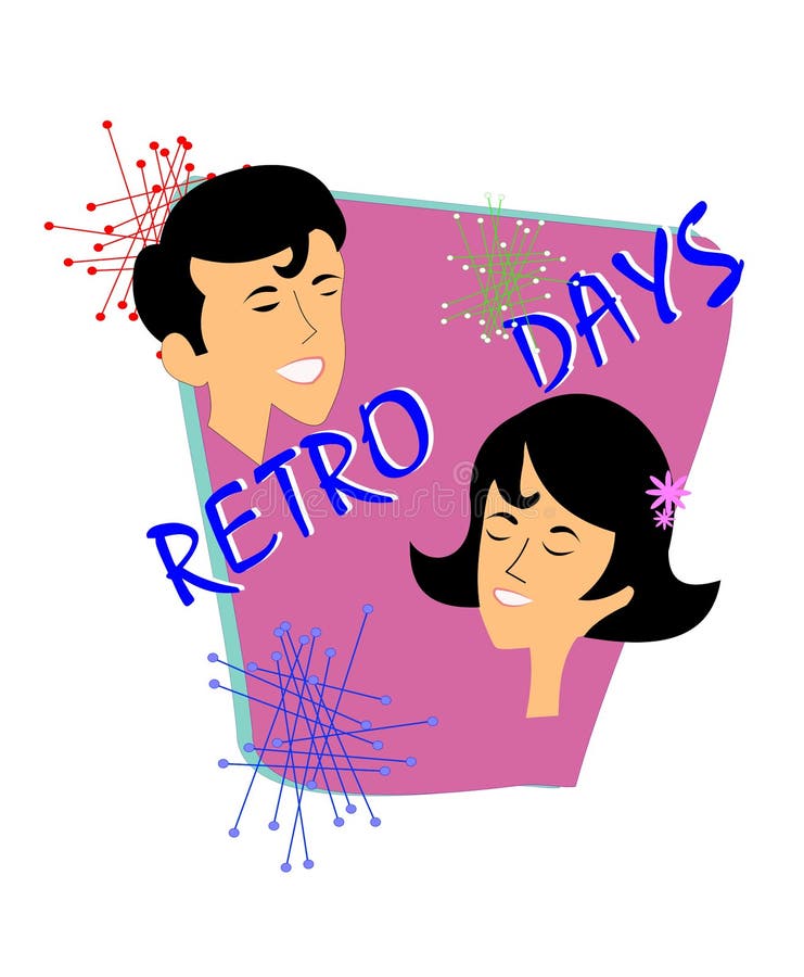 Retro kids dancing stock vector. Illustration of smiles - 34331949