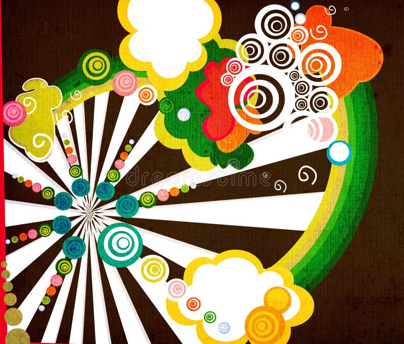 Retro design stock illustration. Illustration of abstract - 5416342