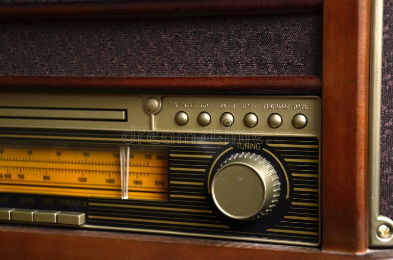 Retro Design Radio stock image. Image of technology, audio - 51794475