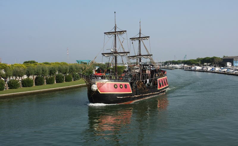 Retro design ship stock image. Image of route, sailing - 20928177