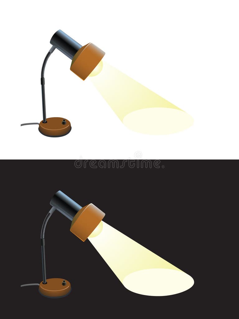 Retro Desk Lamp Stock Illustrations – 12,565 Retro Desk Lamp Stock ...