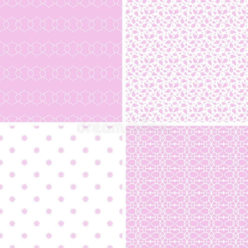 Retro Different Seamless Patterns. Stock Illustration - Illustration of ... Retro Different Seamless Patterns. Stock Illustration - Illustration of ...
