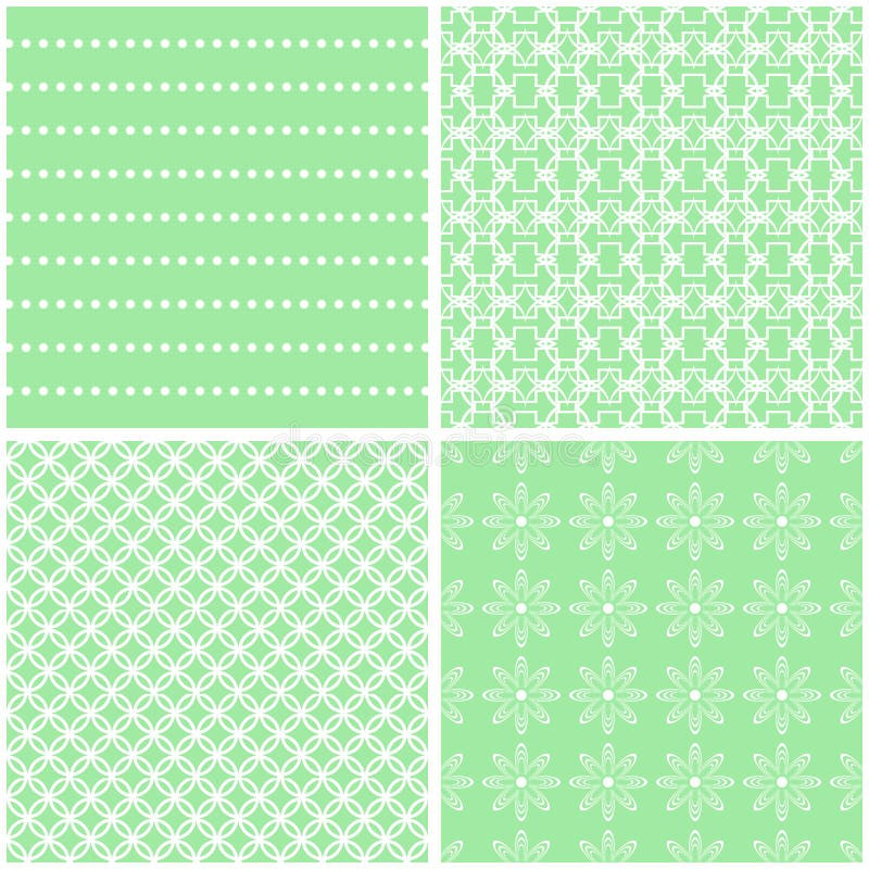 Retro Different Seamless Patterns. Stock Vector - Illustration of ... Retro Different Seamless Patterns. Stock Vector - Illustration of ...