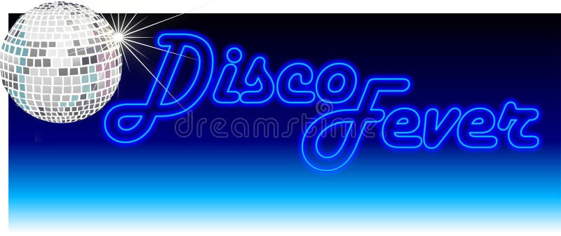 Retro Disco Fever Blue stock illustration. Illustration of isolated ... Retro Disco Fever Blue stock illustration. Illustration of isolated ...