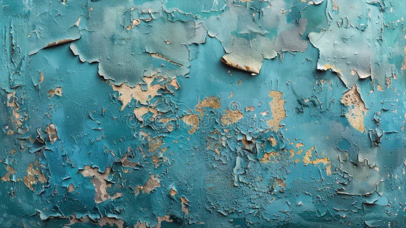 Retro Distressed Backdrop: a Hand-Painted Abstract Wall with Coarse ...