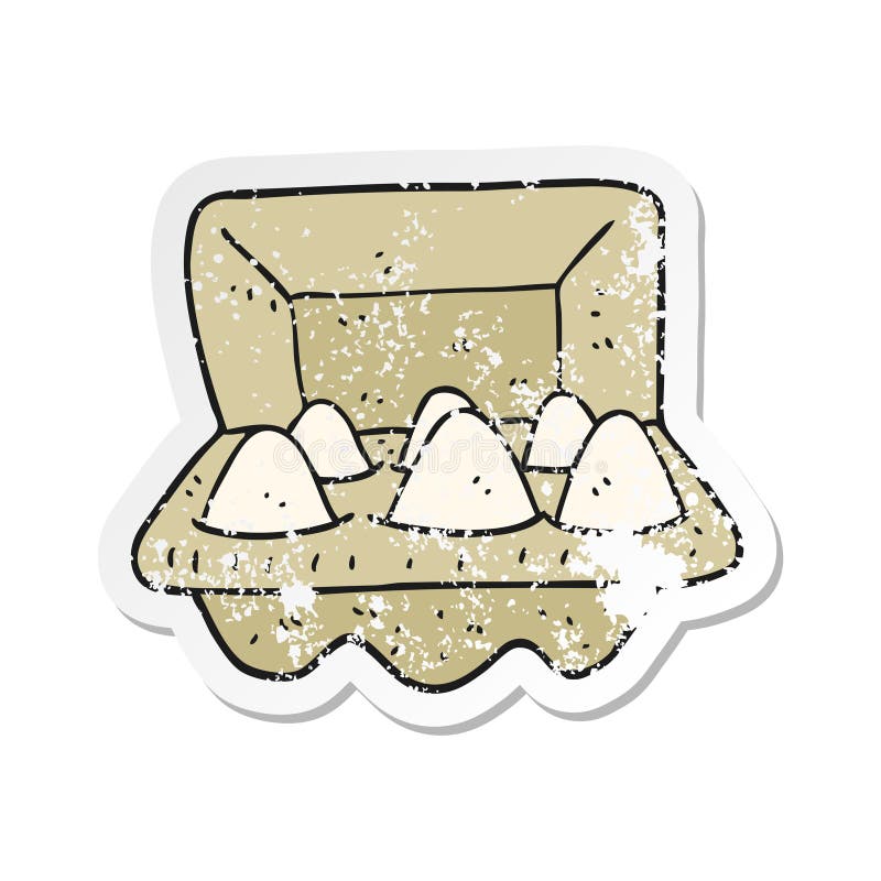 Cartoon Eggs Packaging, Eggs in Cardboard Boxes. Farmer Market, Grocery ...