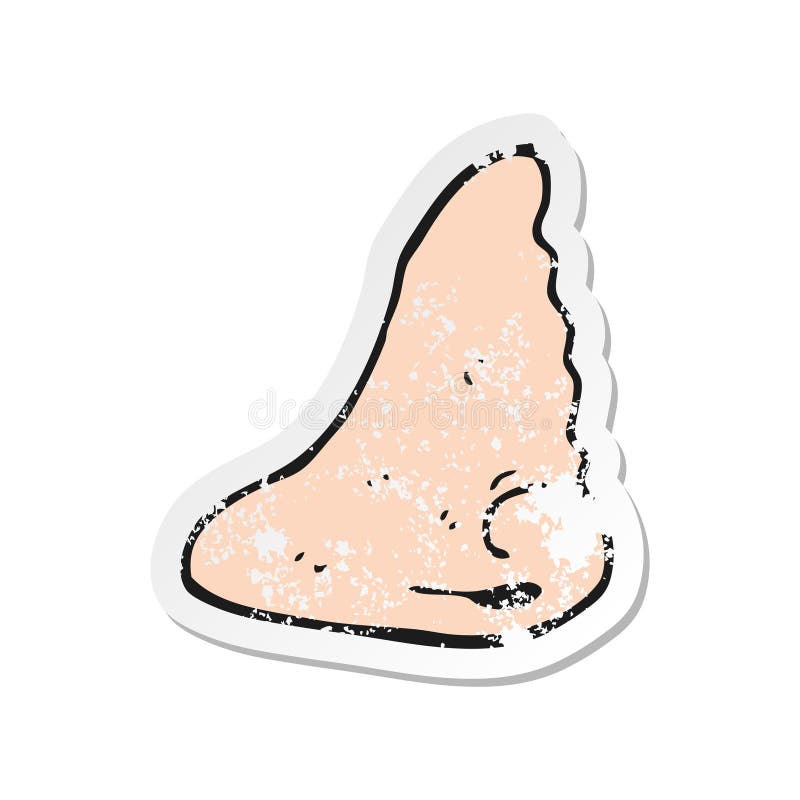 Cartoon man with big nose stock vector. Illustration of cartoon - 38089626