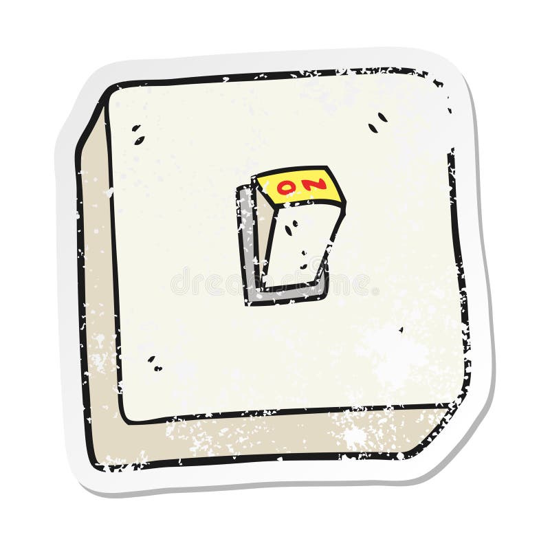 Cartoon light switch stock illustration. Illustration of light - 37031034