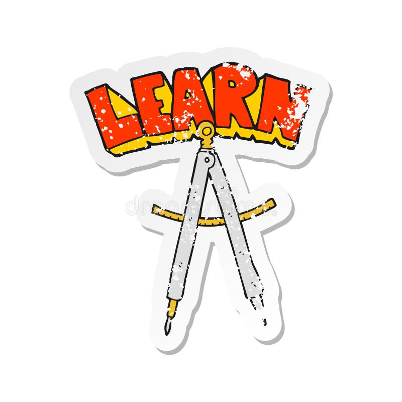 Maths Compass Tool Icon in Trendy Design Style. Maths Compass Tool Icon ...