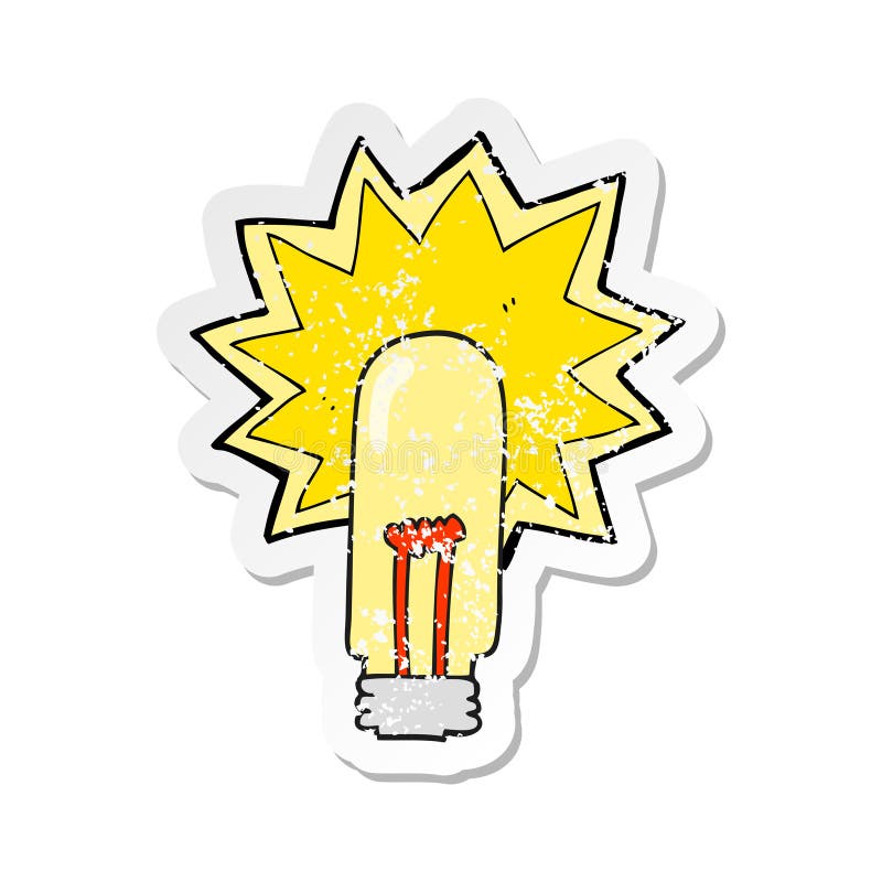 Cartoon Sticker Light Bulb Stock Illustrations – 1,143 Cartoon Sticker ...