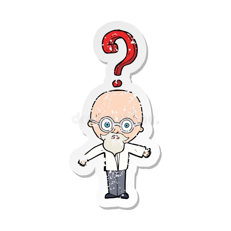 Cartoon Old Man Question Stock Illustrations – 604 Cartoon Old Man ...