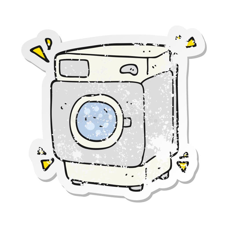 Cartoon Old Washing Machine Stock Illustrations – 146 Cartoon Old ...