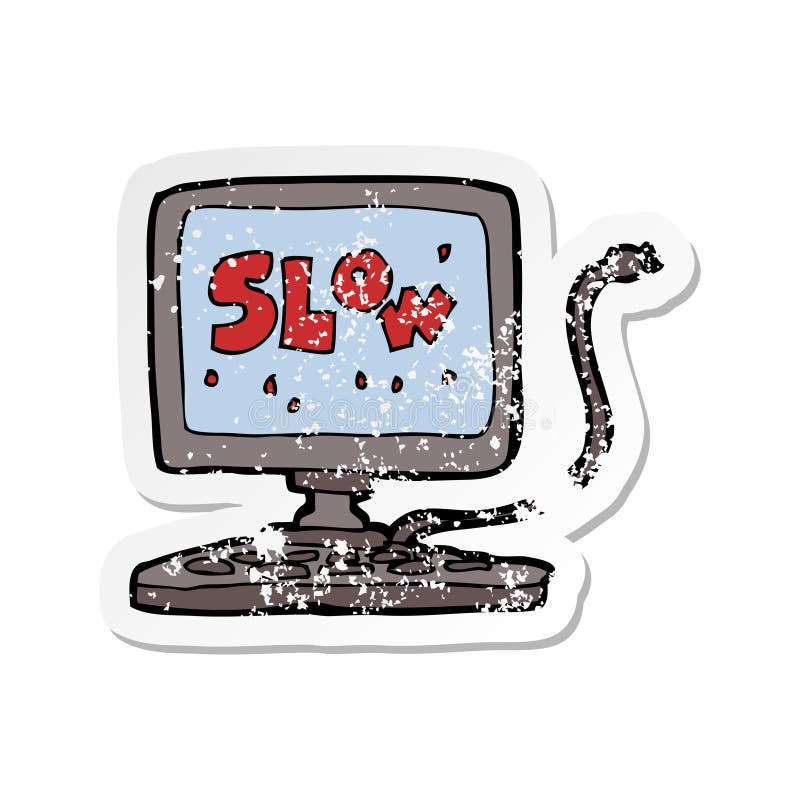 Slow Computer Stock Illustrations – 2,521 Slow Computer Stock ...