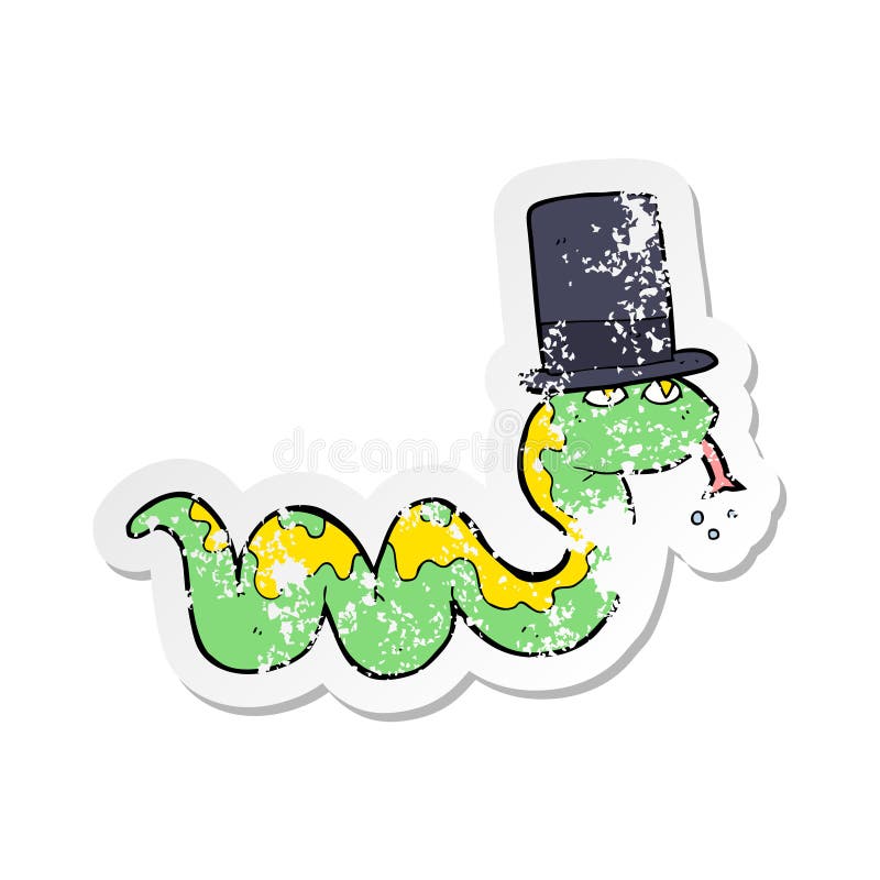 Cartoon Snake Top Hat Stock Illustrations – 61 Cartoon Snake Top Hat ...
